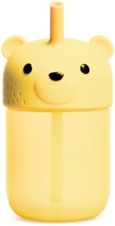 Amazon.com : Munchkin Gentle™ Transition Honey Bear Straw Cup for ...
