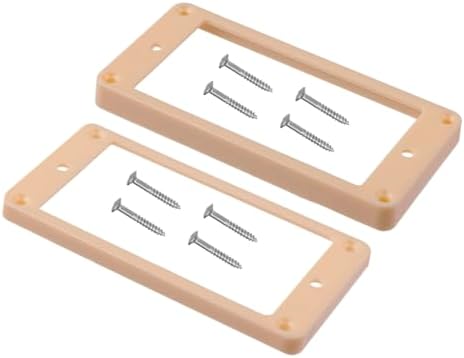 Amazon.com: DIAO79NI Slant-Style ABS Plastic Humbucker Pickup Rings Set ...