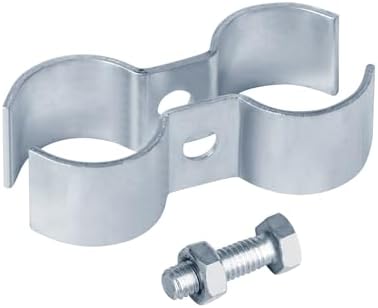 20 Sets Double Port Parallel Pipe Clamp, for OD 3/4" (19.1mm) Round ...