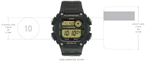 Buy Casio Digital Black Dial Men's Watch-DW-291H-9AVDF (I118) at Amazon.in