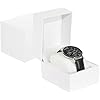 Amazon.com: Prestige & Fancy Premium White Watch Gift Box with Pillow ...