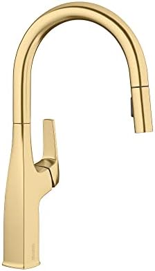 BLANCO Linus Low-Arc Pull-Out Dual Spray Kitchen Faucet, 1.5 GPM ...