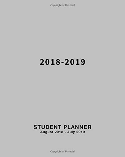 Amazon.com: 2018-2019 Student Planner: Daily, Weekly and Monthly ...