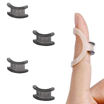 Amazon.com: RonJea 4Pcs Click-Lock Adjustment for Oval Finger Splint, 2 ...
