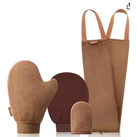 Amazon.com: Self Tanning Mitt Applicator - Tanning Mitts Self Tanner ...