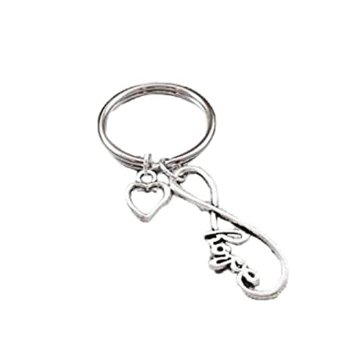 Amazon.com: Hope keychain, heart keychain, infinity keychain, gift for ...
