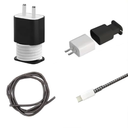 GadgetBite Ultimate Charger and Cable Protection Combo: Silicone Case ...