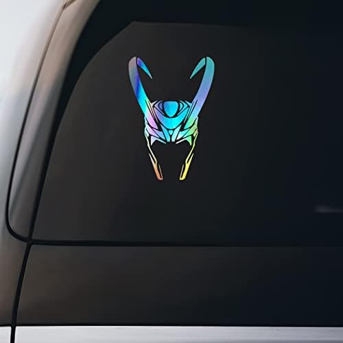 Amazon.com - Loki Helmet Sticker Vinyl Decal Notebook Car Window Laptop ...
