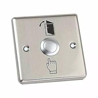 Stainless Steel Exit Switch Button (6) : Amazon.in: Home Improvement