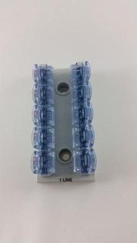 CHANNELL 10 PAIR GANG MINI ROCKER BRIDGING MODULE PHONE COMMONING BLOCK ...