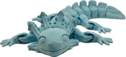 Amazon.com: Articulated 3D Printed Axolotl Toy – Handcrafted, Poseable ...