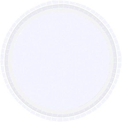 Amazon.com: Frosty White Round Plates, 7" (20-Pack) - Elegant & Sturdy ...