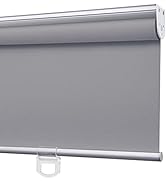 Amazon.com: Pasoun Blackout Roller Shades Cordless Roller Blinds with Heat Insulation Waterproof ...