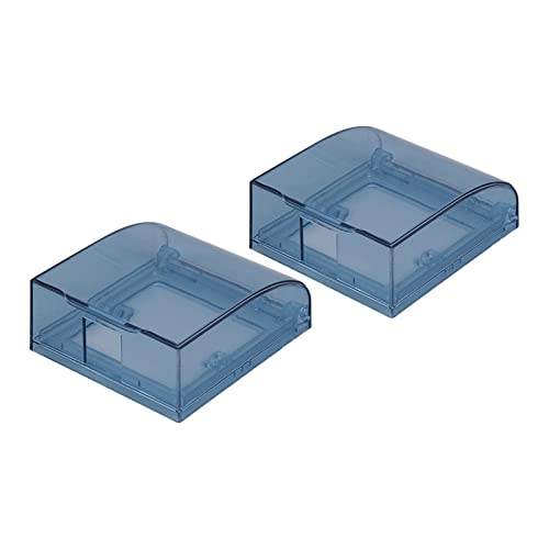 MYADDICTION 2 Pieces Transparent Receptacle Wallplate Cover, Electrical ...