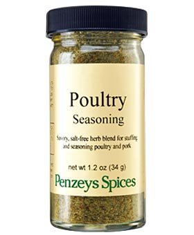 Amazon.com : Poultry Seasoning By Penzeys Spices 1.2 oz 1/2 cup jar ...