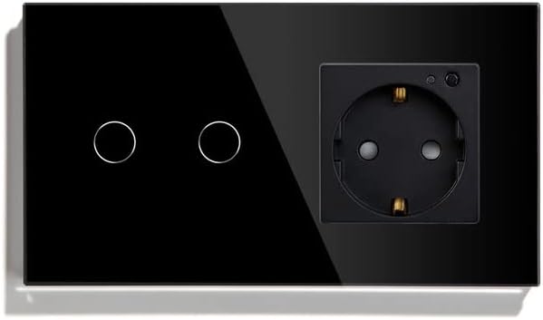 Amazon.com: WiFi Smart Wall Socket Touch Switch 16A Crystal Glass ...