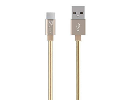 Syska CC14 Charge/Sync Type-C Cable (Gold) : Amazon.in: Electronics