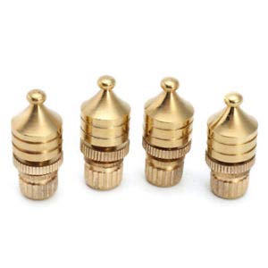 PRAV® High Cone 4x Pads ! Amplifier Base Foot Spikes Stand 4pcs Copper ...