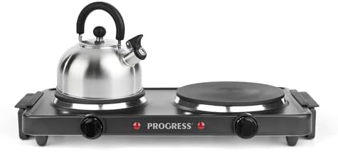 Quest 35250 Electric Twin Hot Plate Control 1000W & 1500W Hobs / 5 ...