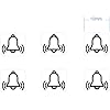 Bell Alarm Sticker Set of 6 - 10 mm : Amazon.co.uk: Home & Kitchen
