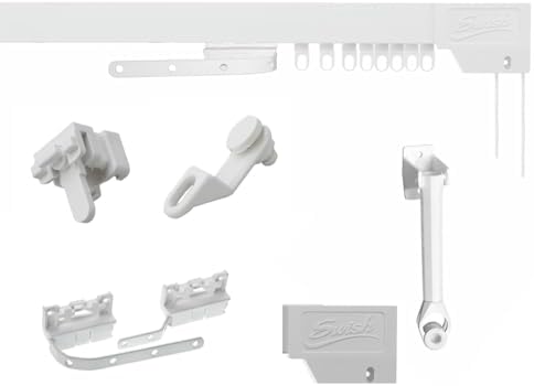 SWISH Overlap Set for Superluxe or Duo Curtain Track : Amazon.co.uk ...