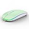 Amazon.com: WREANU Wireless Bluetooth Mouse Rechargeable Laptop Mice ...