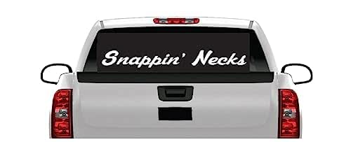 Amazon.com: Snappin' Necks Banner Decal Sticker Neck Breaker JDM Drift ...