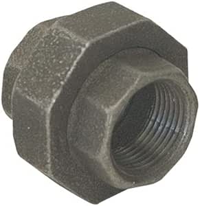 Amazon.com: 2" BLACK MALLEABLE IRON UNION fitting pipe npt HQ ...