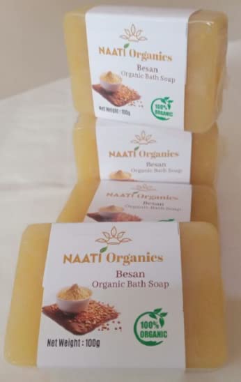 Buy NAATI Organics Besan Bath Soap Online at Low Prices in India ...