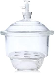 Amazon.com: DADAKEWIN 210mm Vacuum Desiccators with Porcelain Plate ...