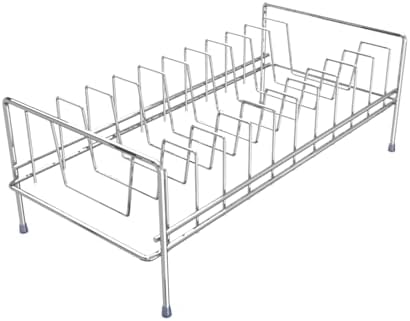 VIVID LIVING Compact Stainless Steel Plate Stand, Dish Stand for ...