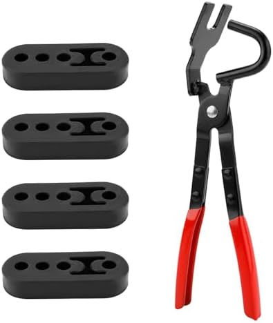 Amazon.com: Exhaust Hanger Removal Tool & 4pcs 4-Hole Rubber Exhaust ...
