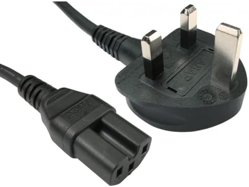 ShaniTech C15 Kettle Power Supply Adapter Cord Mains Cable Lead UK Plug ...