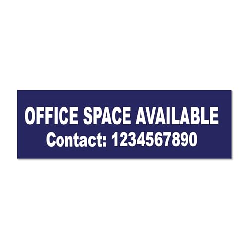 Buy SIGN EVER™ Office Space Available 3mm Sign Board With Custom ...