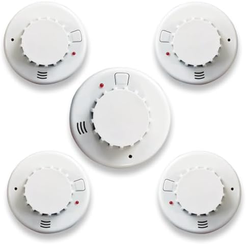 Battery Operated Smoke Detector HIGH Sensitivity Wireless Smoke Alarm ...