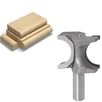 1 x 6mm Side Router Half Round Bit 12mm Shank 12mm Woodworking Drill ...