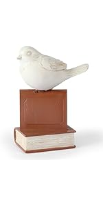 Amazon.com: Biobasedon Resin Bird Decor, Figurines Home Decor for ...