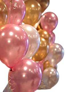 Metallic Latex Rubber Balloons s for Kids Women Birthday Decorations ...