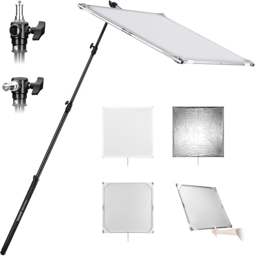 Amazon.com : NEEWER Light Diffusion Panel Scrim Kit with Silver/White ...