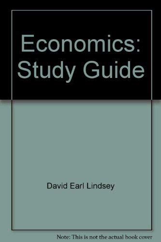 Economics: Study Guide: David E. Lindsey: 9780030987731: Amazon.com: Books