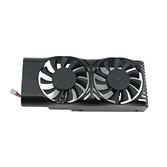 NAIQIU Graphics Card Fan 2Pin GTX750 Ti Fit for MSI GeForce GTX 750 Ti ...