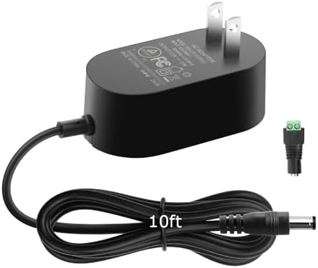 Amazon.com: Arkare 12V 3A Power Supply Adapter 36W 3M/10FT AC/DC ...