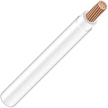 3 AWG 19-Stranded THHN White Copper Building Wire (75ft cut) - Amazon.com