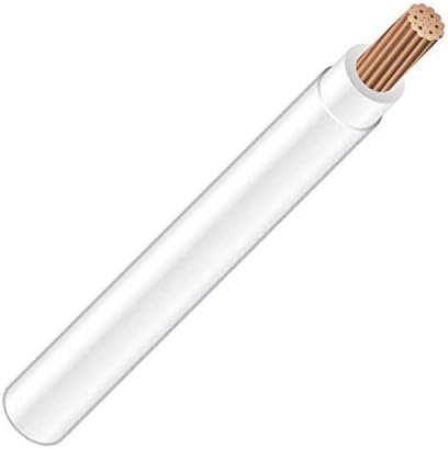3 AWG 19-Stranded THHN White Copper Building Wire (75ft cut) - Amazon.com
