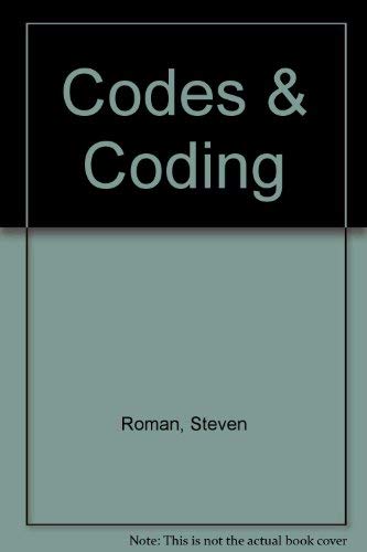 Codes & Coding: Roman, Steven: 9781878015006: Amazon.com: Books