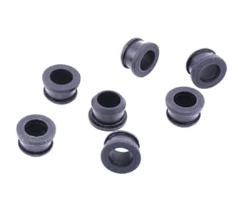 Generic 13mm x 10mm ID w 4.7mm Outer Groove, Rubber Grommet Bushings ...