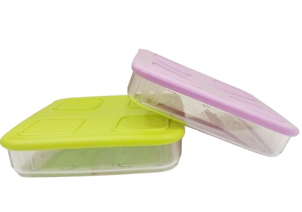 Buy TUPPER Plastic Fridge Container - 440 ml Pack of 2 Online at Low ...