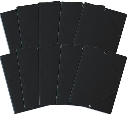 D.RECT 9082 6 Stück Sammelmappe, Postmappe aus PP mit Gummiband ...