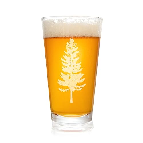 Amazon.com: Pine Tree Pint Glasses : Home & Kitchen