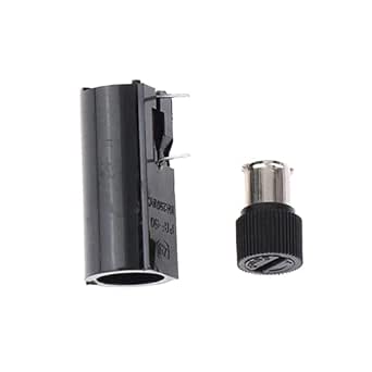 5PCS 5 * 20mm Fuse Holder PTF-45 PTF-50 Glass Fuse Box 10A 250V 2.5W ...